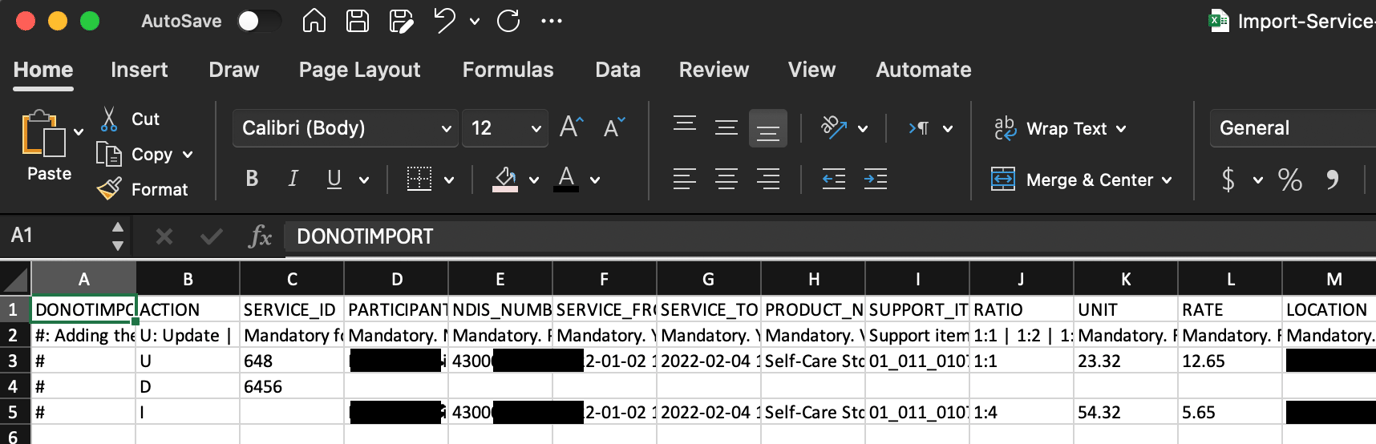 How to import data into quickclaim using MS Excel templates