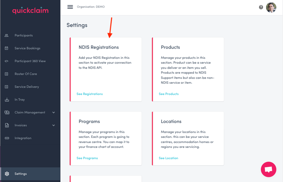 Establish your live connection to the NDIS portal