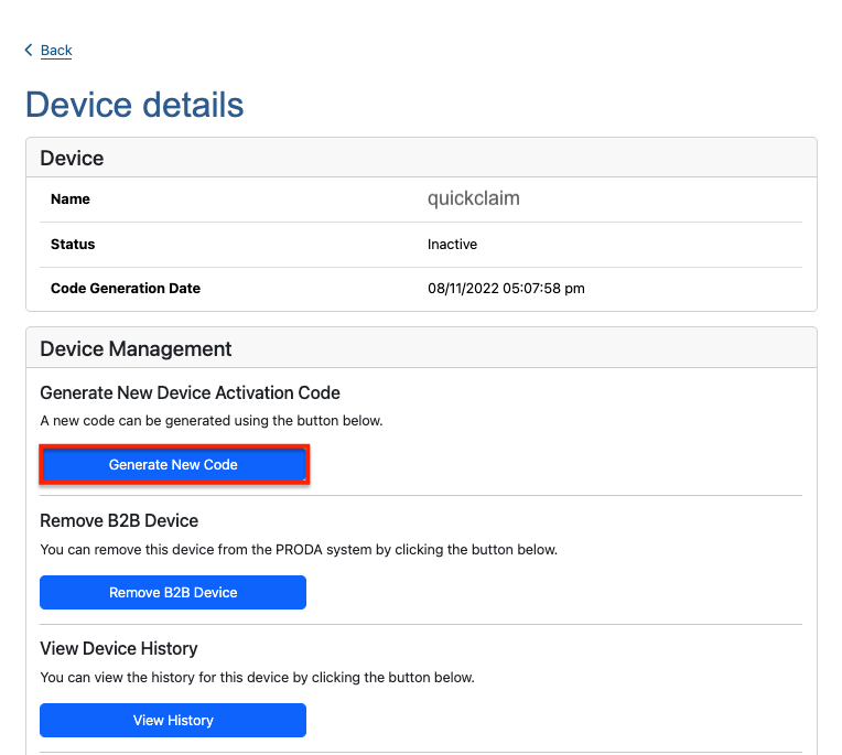 What to do if your device has expired