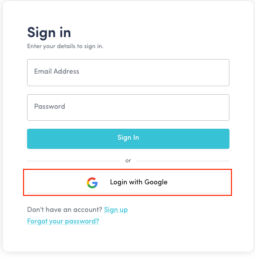 How to sign up and sign in
