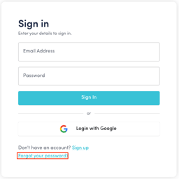 How to sign up and sign in
