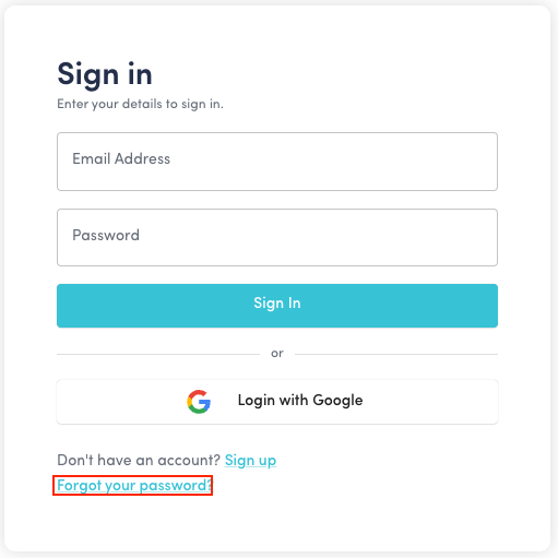 How to sign up and sign in