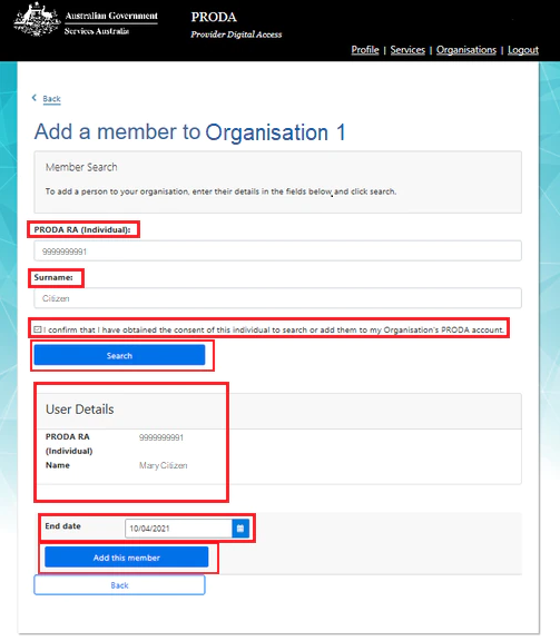 Delegate device management in PRODA