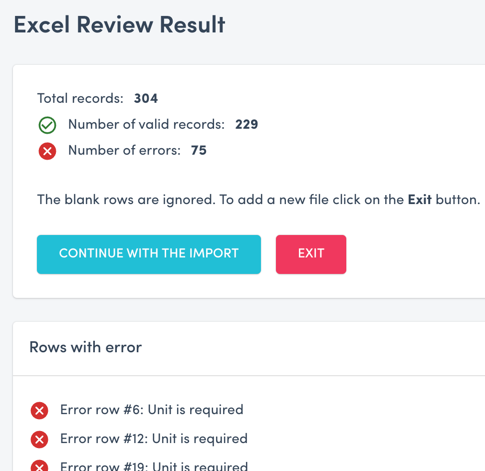 How to import data into quickclaim using MS Excel templates